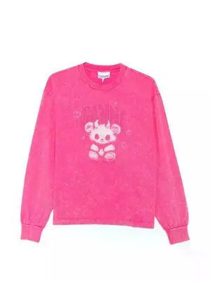 GANNI Graphic Long-sleeve T-shirt