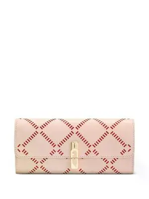 Furla Iride Perforated Wallet - Pink