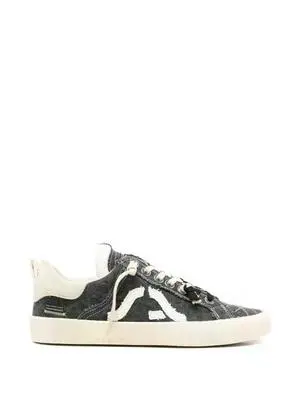 SPRINGA Wavy Lace-up Sneakers - Black