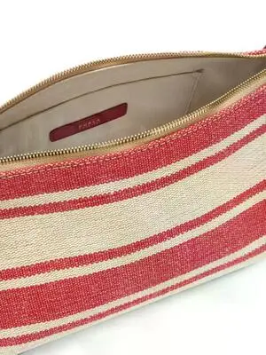 Furla Debby Striped Shoulder Bag - Red
