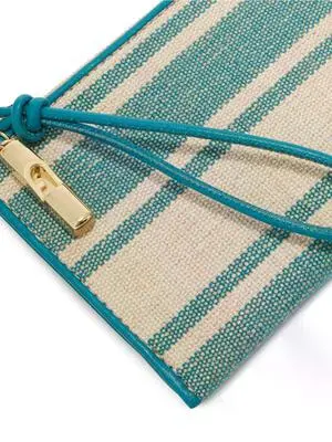 Furla Iride Striped Clutch Bag - Blue