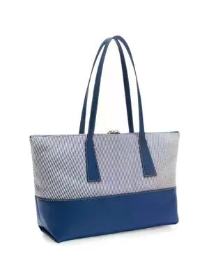 Furla Olivia Striped Tote Bag