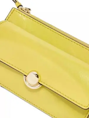 Furla Sfera Calf Leather Card Case - Yellow