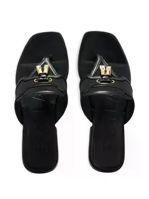 Furla Charm Detail T-bar Sandals