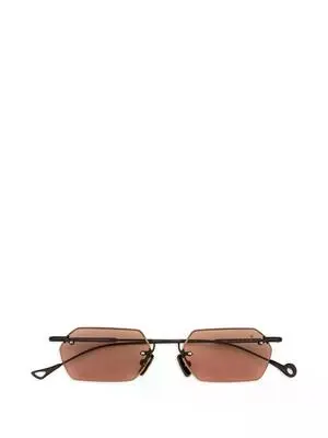 EYEPETIZER Hexagonal-shape Rimless Sunglasses - Brown