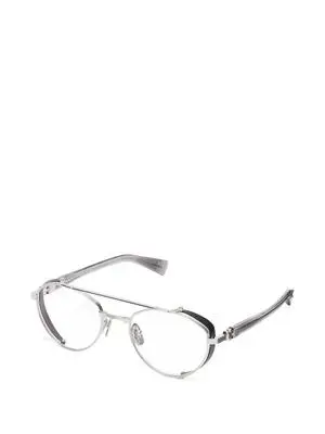 Balmain Round Glasses - Silver
