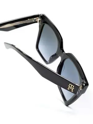 Tommy Hilfiger Monogram Geometric-frame Sunglasses