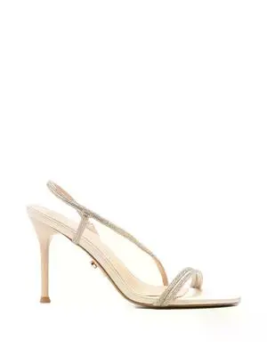 TWENTY FOURHAITCH Flamenco Crystal Embellished Sandals