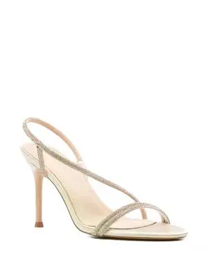 TWENTY FOURHAITCH Flamenco Crystal Embellished Sandals