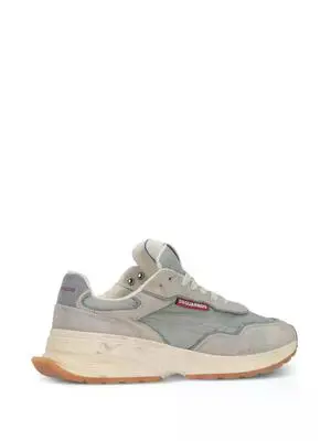 Dsquared2 Panelled Lace-up Low Top Sneakers - Grey