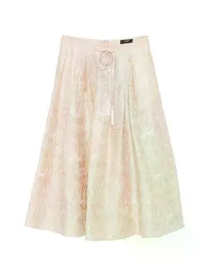 Seventy Floral Print Midi Skirt