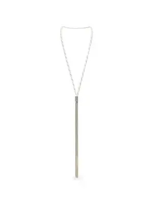 Peserico Tone Rope Chain Tassel Necklace