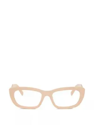 Prada Geometric Frame Eyeglasses - Neutrals