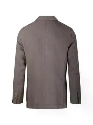 SANTANIELLO Buttoned Pocket Blazer - Grey