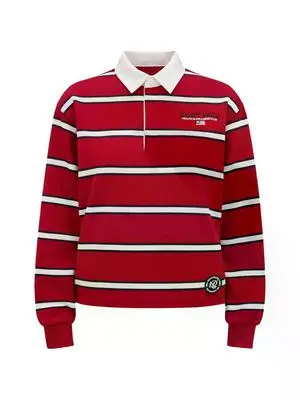 Sporty & Rich Striped Polo Shirt