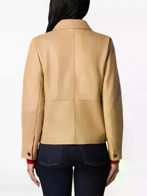 Brooks Brothers Shirt Collar Leather Jacket