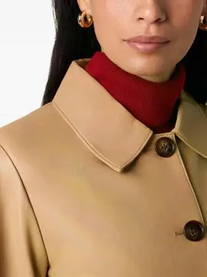 Brooks Brothers Shirt Collar Leather Jacket
