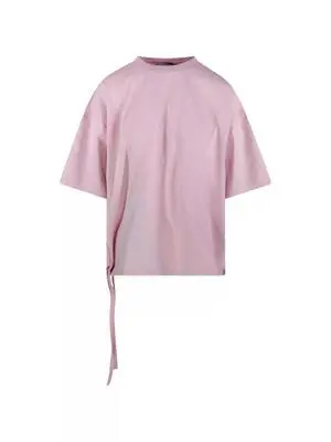 NUDE Drawstring T-shirt - Pink