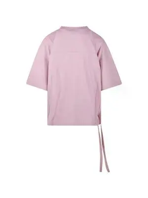 NUDE Drawstring T-shirt - Pink