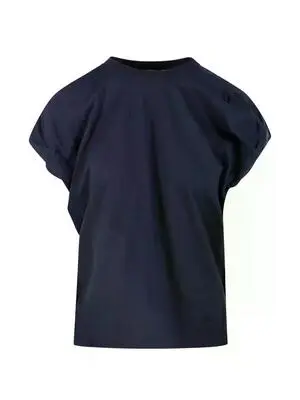 NUDE Ruched T-shirt - Blue