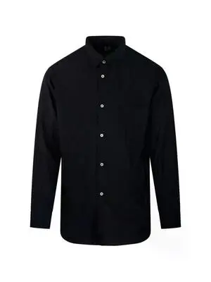 Comme Des Garçons Crinkled-effect Chest-pocket Shirt
