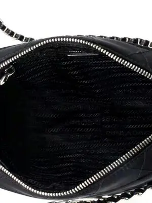 Prada Quilted Tessuto Small Shoulder Bag