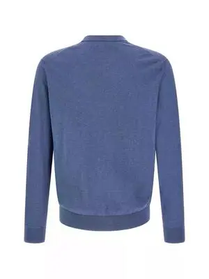 BALLANTYNE V-neck Argyle Cardigan