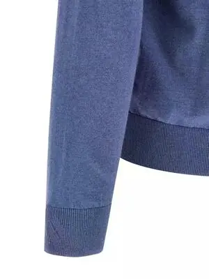 BALLANTYNE V-neck Argyle Cardigan