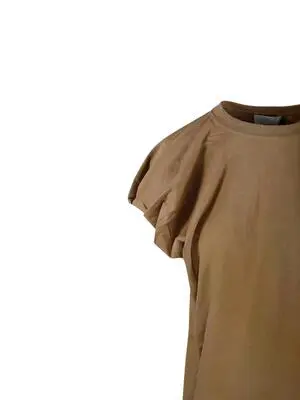 NUDE Gathered T-shirt - Neutrals