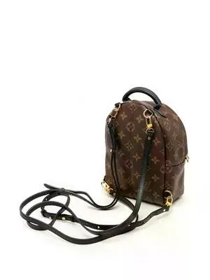 LOUIS VUITTON Monogram Mini Palm Springs Backpack - Brown