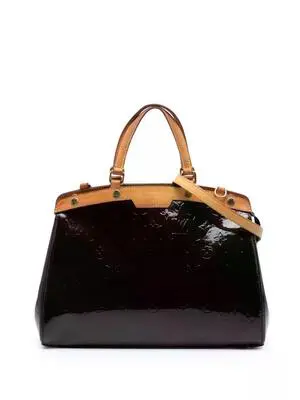 LOUIS VUITTON Monogram Vernis Brea Mm Satchel - Purple