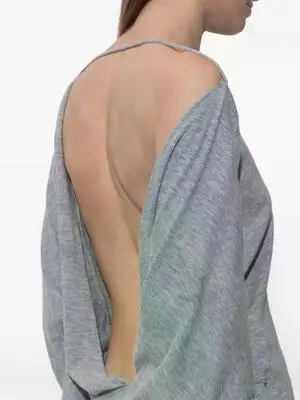 Dsquared2 Open Back Long Sleeve Dress