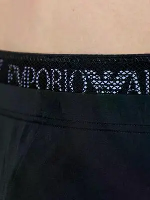 EA7 Logo-waistband Swim Briefs