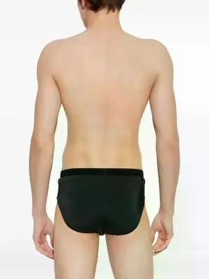 EA7 Logo-waistband Swim Briefs