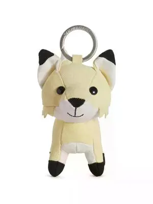 Maison Kitsuné Fox Keyring - Neutrals