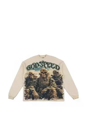 GODSPEED Squadron Thermal Sweatshirt - Neutrals