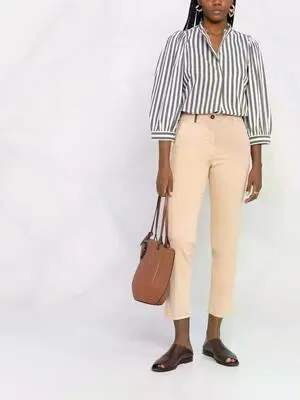 Peserico Cropped Straight-leg Trousers