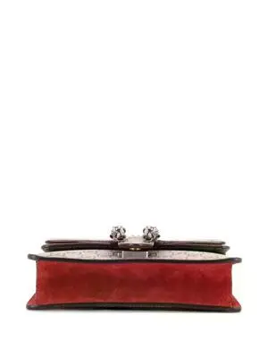 Gucci Blooms Print Gg Coated Canvas Mini Shoulder Bag - Brown