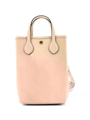 Gucci Vertical Gg Embossed Leather Mini Tote Bag