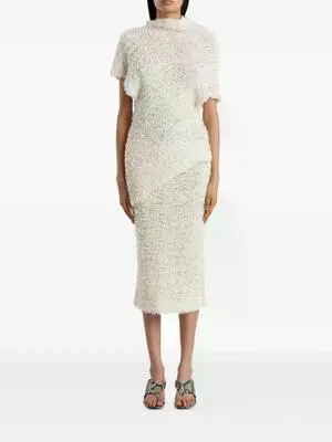 Khaite Asymmetrical Textured Top
