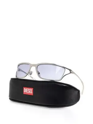 DIESEL® Rectangle Frame Sunglasses