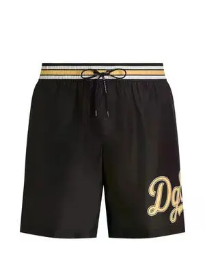 Dolce & Gabbana Medium Swim Boxer Shorts - Black
