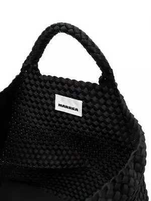 MARREA Woven Handle Tote Bag