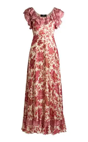 Etro Silk Maxi Dress - Print