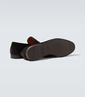 Magnanni Diezma Ii Suede Penny Loafers