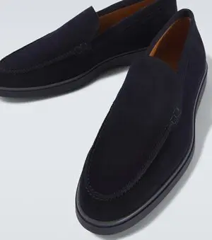 Magnanni Coroa Suede Loafers Azul - Blue
