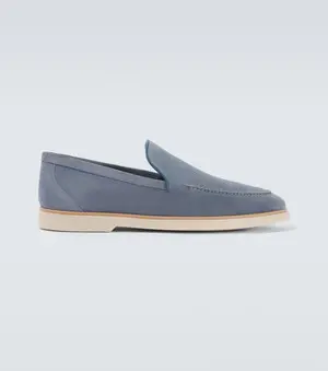Magnanni Calpe Suede Loafers Blue