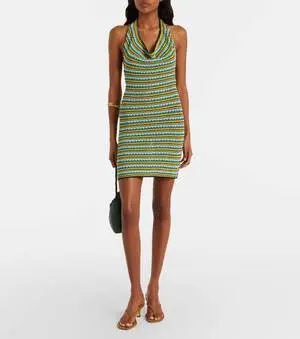 Staud Greta Striped Mini Dress - Multicoloured