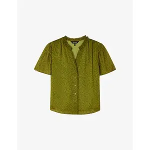 Whistles Dragonfly Abstract-print Woven Blouse - Multi-coloured