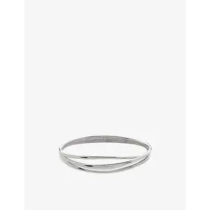 Monica Vinader Nura Wrap Sterling Bangle - Silver